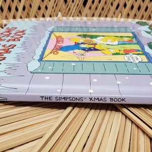 1990 the Simpsons Xmas Book by Matt Groening's - Etsy