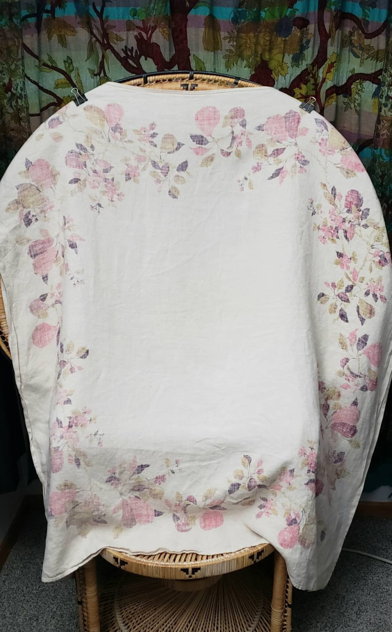 60s Pears Linen Tablecloth by Luther Travis Vintage Linen - Etsy