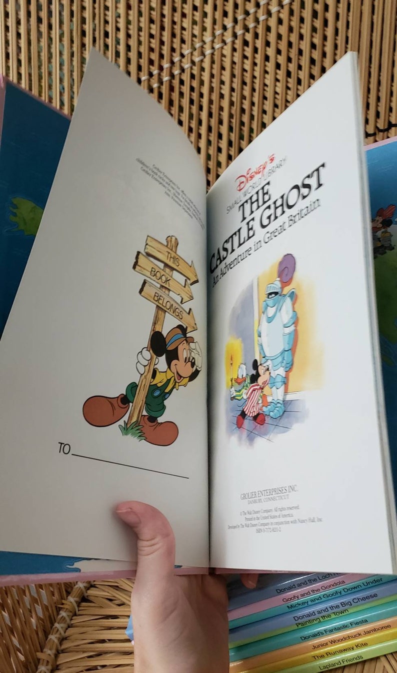 90s Disney Small World Library Set of 10 Books - Etsy