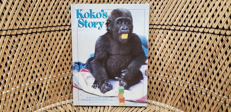 1987 Koko's Story by Dr. Francine Patterson, Hardcover - Etsy