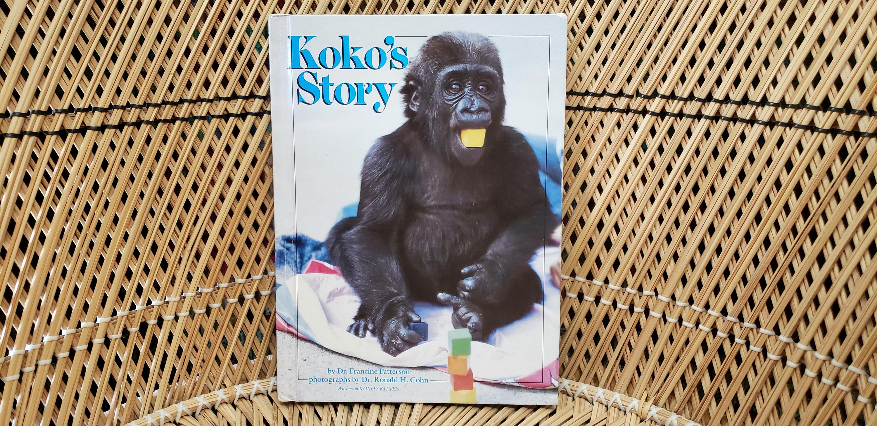 1987 Koko's Story by Dr. Francine Patterson, Hardcover - Etsy