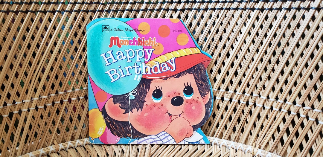 1983 Monchhichi Happy Birthday A Golden Shape Book, Soft Cover - Etsy