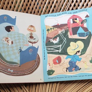 1950 Pets for Peter A Little Golden Book With Full Unused Puzzle at ...