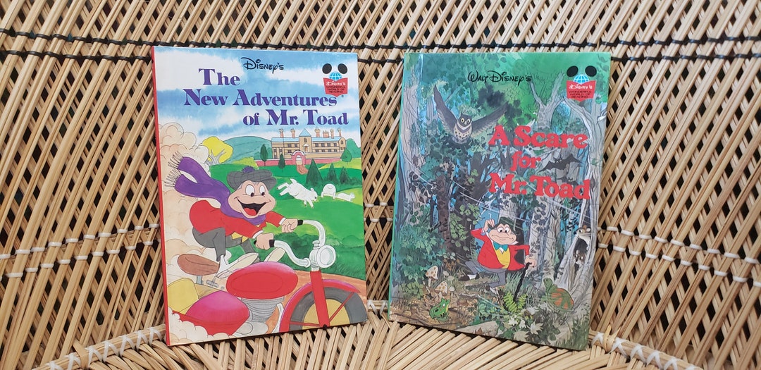 1980s Disney's Mr. Toad Books Set of 2 - Etsy