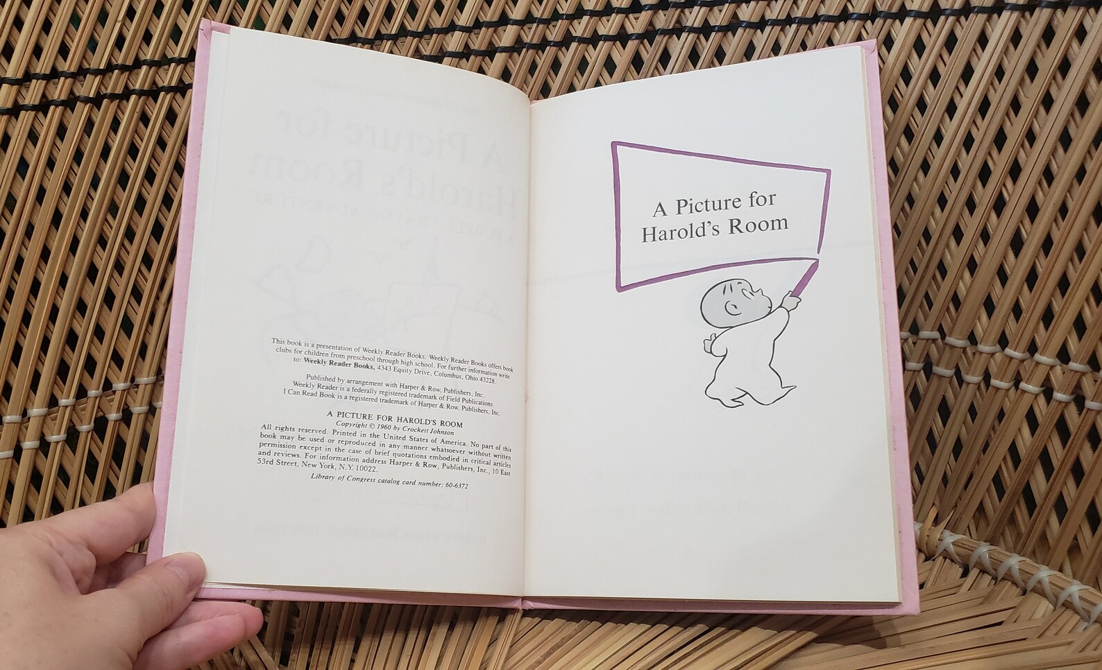 1960 A Picture for Harold's Room by Crockett Johnson an I Can Read Book ...