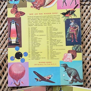 60s How and Why Wonder Books Set of 5, Soft Covers - Etsy
