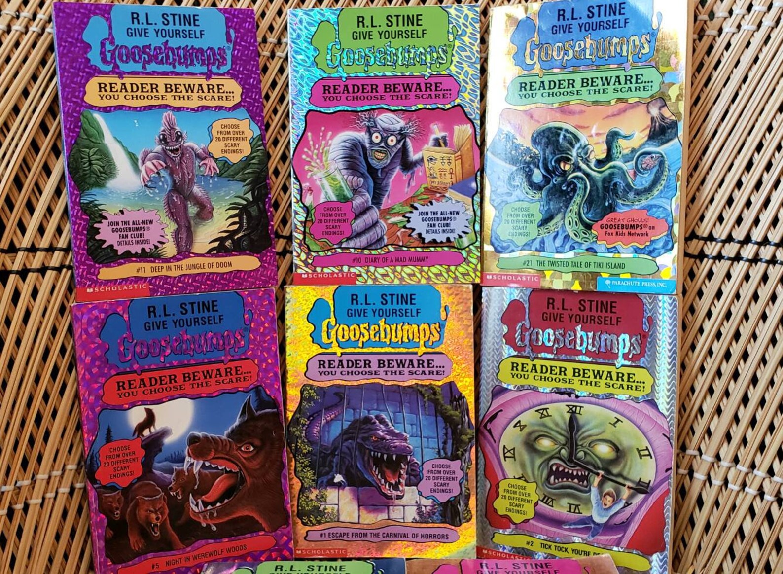 90s Give Yourself Goosebumps Books by R.L. Stein Scholastic - Etsy