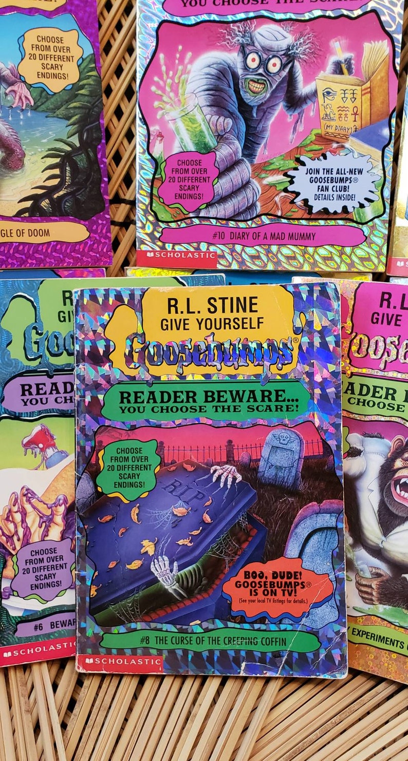 90s Give Yourself Goosebumps Books by R.L. Stein Scholastic - Etsy