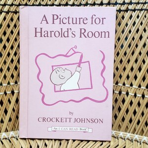 1960 A Picture for Harold's Room by Crockett Johnson an I Can Read Book ...