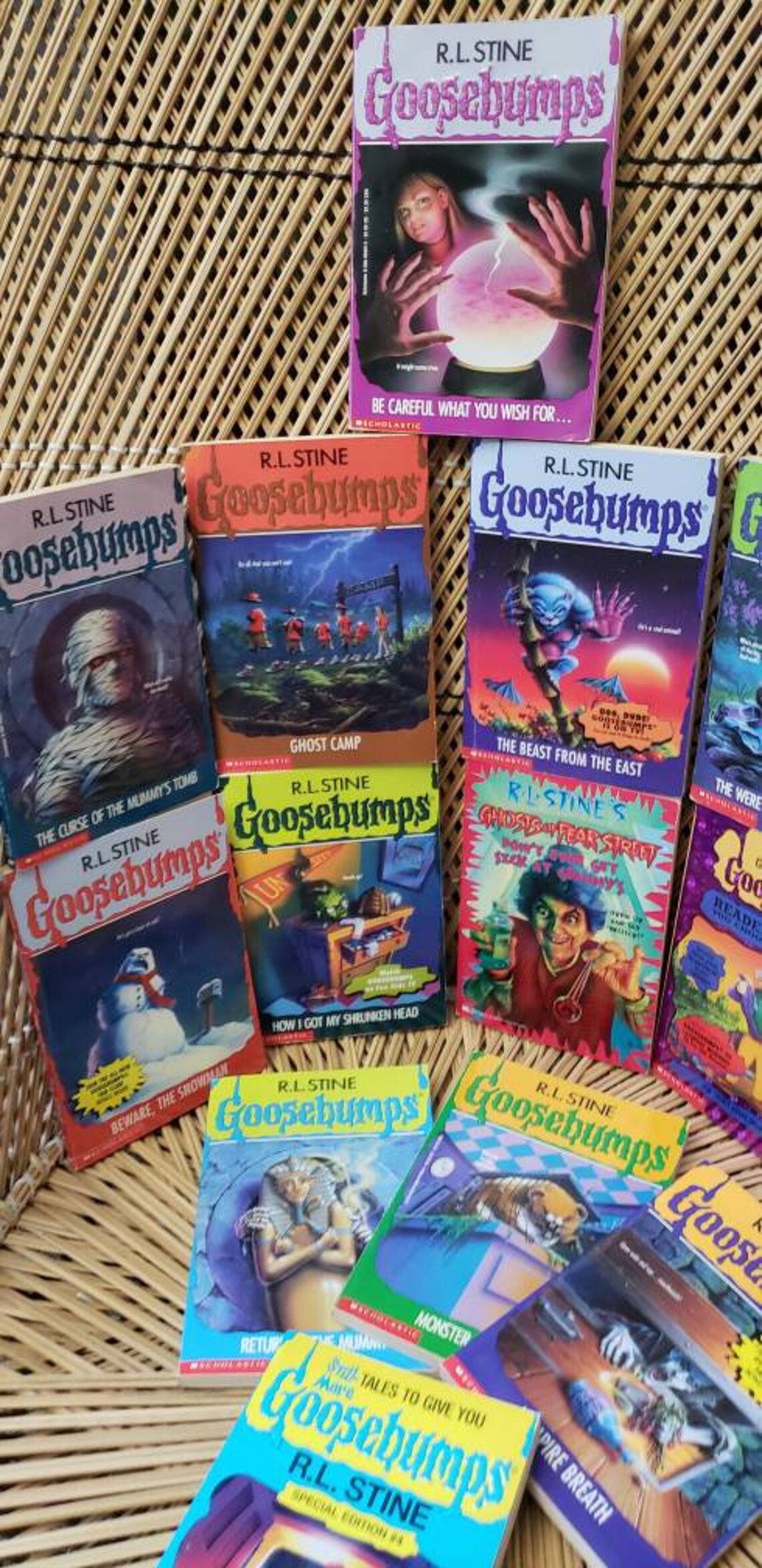 90s Goosebumps Books By R.L. Stein Scholastic Vintage | Etsy