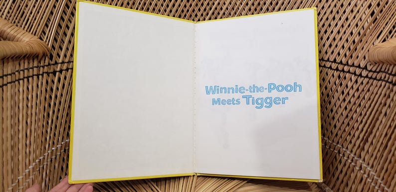 1980 Winnie the Pooh Meets Tigger A Golden Book - Etsy