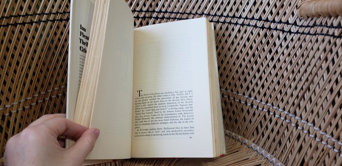 1964 Ian Fleming's Thrilling Cities - Etsy
