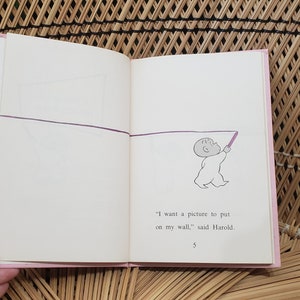 1960 A Picture for Harold's Room by Crockett Johnson an I Can Read Book ...