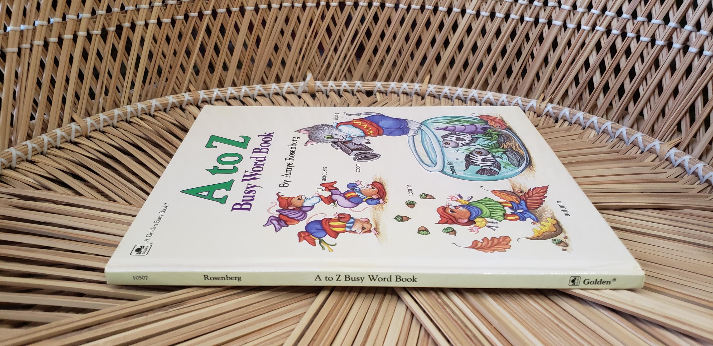 1988 A to Z Busy Word Book A Golden Busy Book by Amye Rosenberg - Etsy