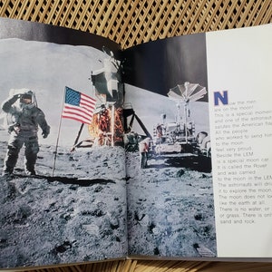 1977 Let's Go to the Moon Book by National Geographic - Etsy