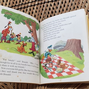 AS IS 1950 Mickey Mouse's Picnic A Little Golden Book, 4th Printing 'D ...