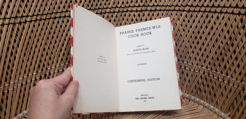 1941 Prairie Farmer Family-tested Cook Book, Centennial Edition - Etsy