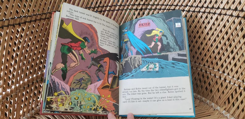 1982 Batman and Robin the Case of the Laughing Sphinx Book (no Cassette ...