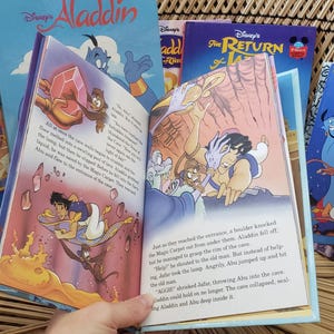 90s Disney's Aladdin Books Buy 1 or All - Etsy