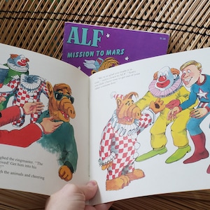 1987 Alf Books Set of 2: Alf Mission to Mars & Alf the Great Alfonso - Etsy