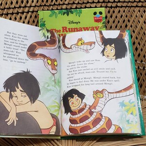 Vintage Disney's Jungle Book & the Runaway Wolf Cub Set of 2 - Etsy