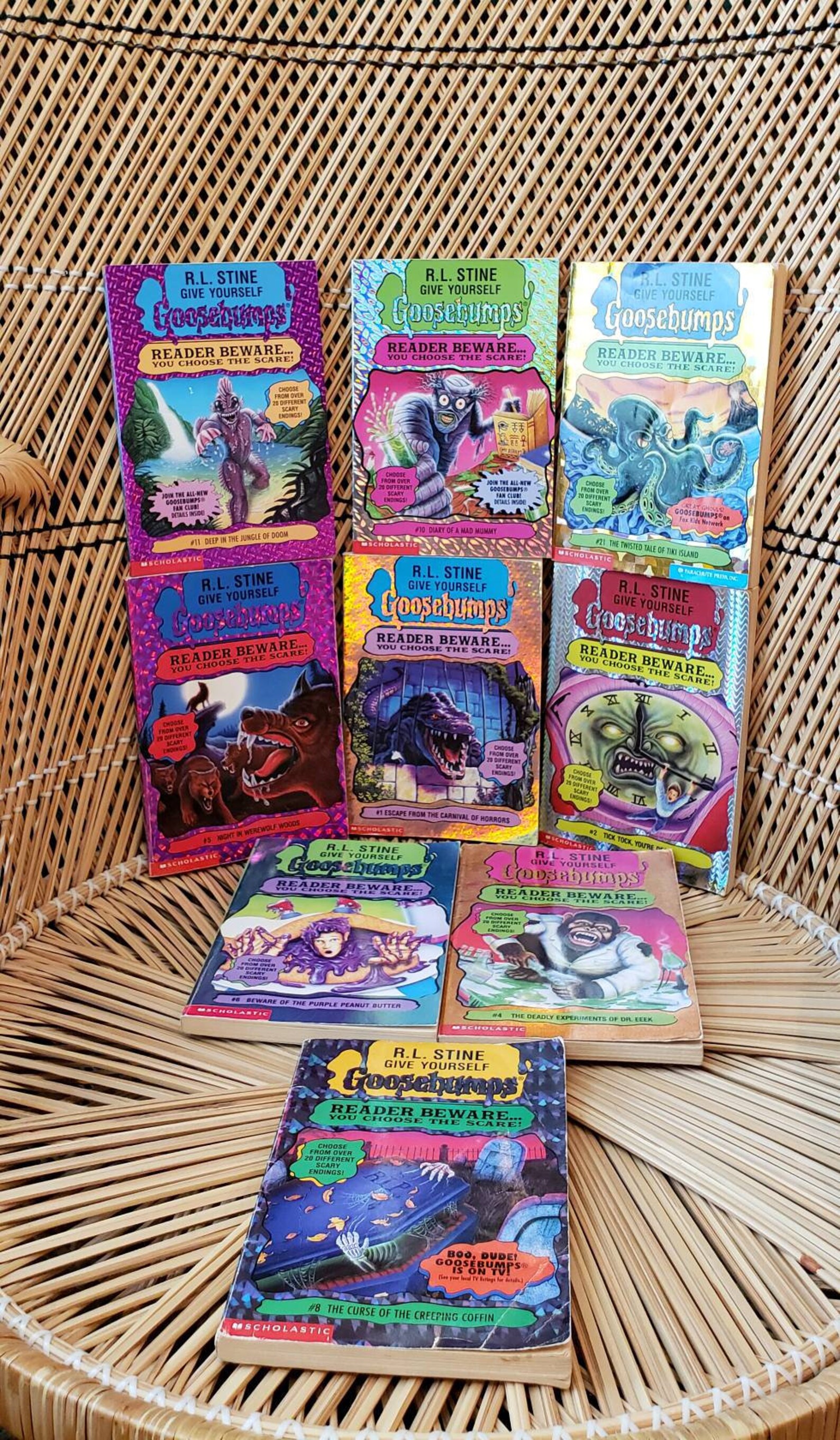 90s Give Yourself Goosebumps Books by R.L. Stein Scholastic - Etsy