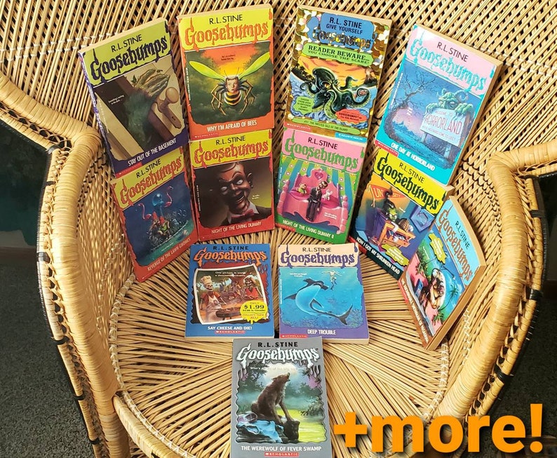 90s Goosebumps Books By R.L. Stein Scholastic Vintage | Etsy