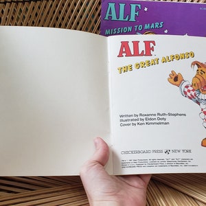 1987 Alf Books Set of 2: Alf Mission to Mars & Alf the Great Alfonso - Etsy