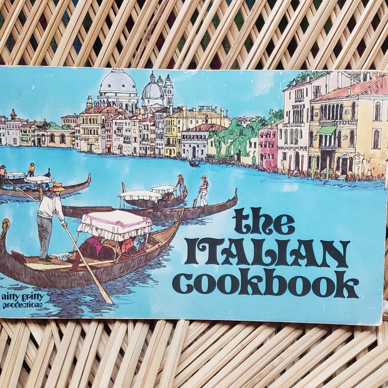 Italian Cookbooks - Etsy