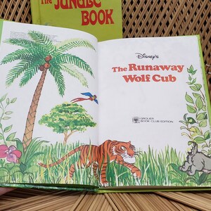 Vintage Disney's Jungle Book & the Runaway Wolf Cub Set of 2 - Etsy