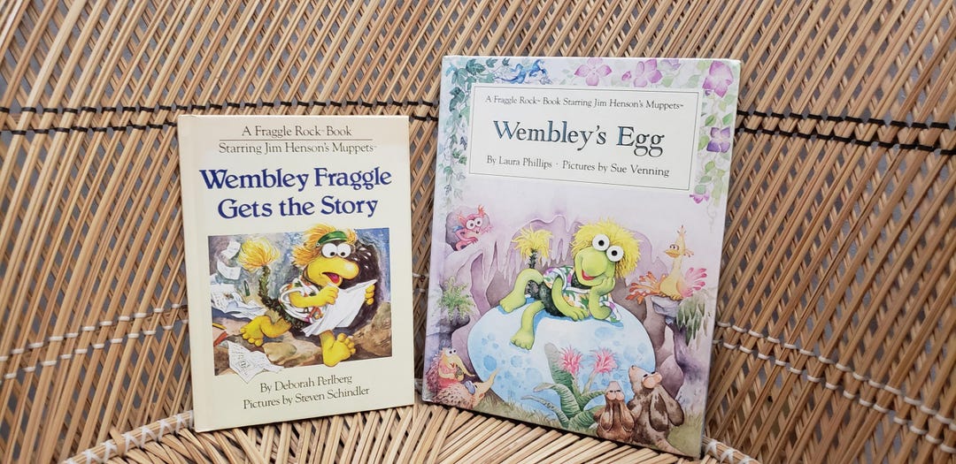80s Wembley Fraggle Books Set of 2 - Etsy