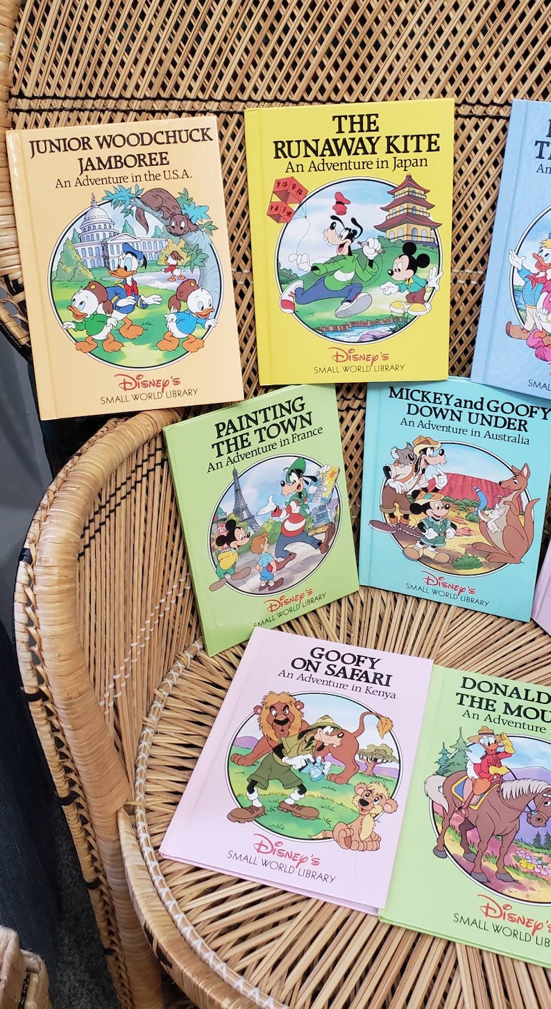 90s Disney's Small World Library Buy 1 or All Books - Etsy