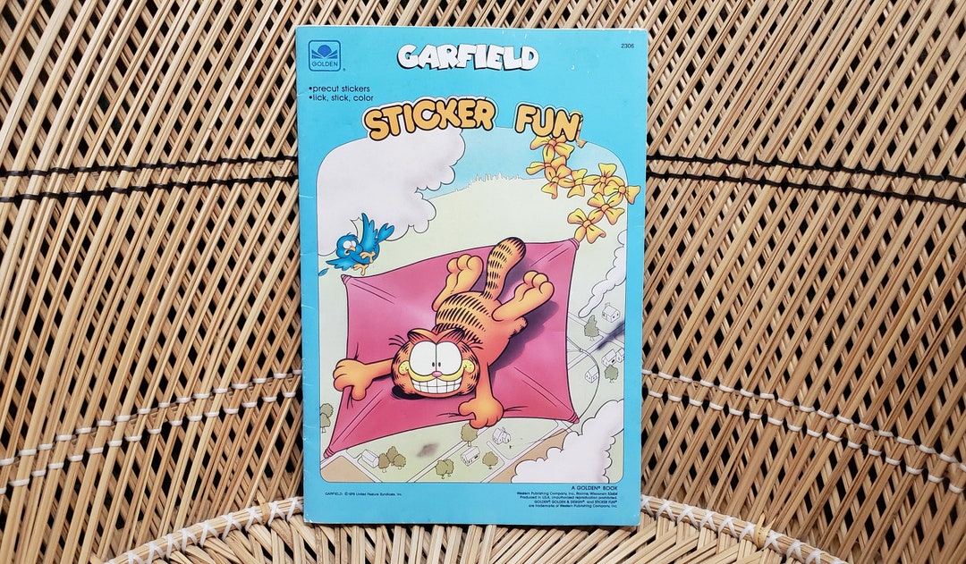 1988 Garfield Sticker Fun, Unused With All Stickers! - Etsy