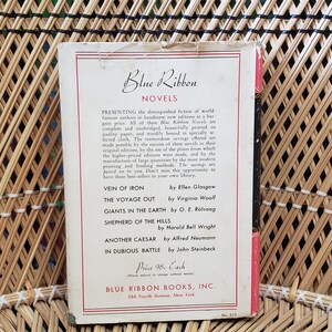 1937 the Voyage Out by Virginia Woolf Blue Ribbon Books - Etsy