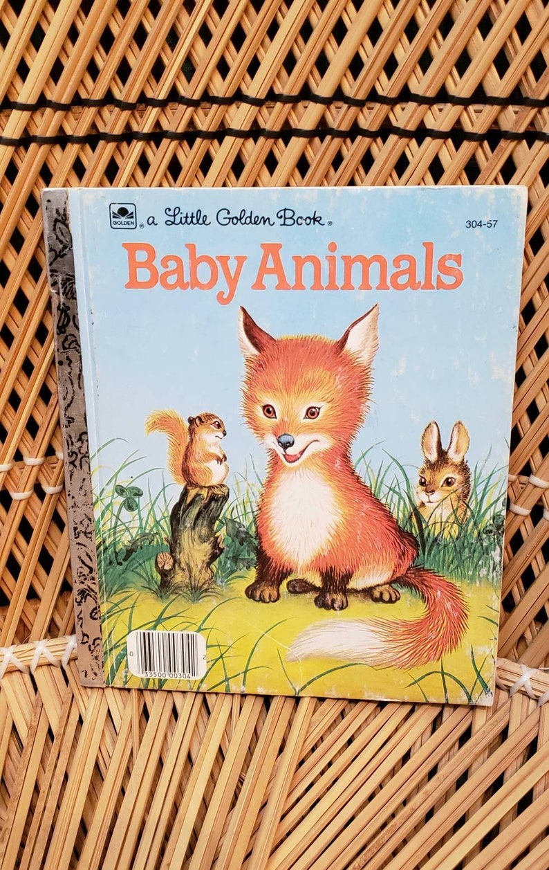 1956 Baby Animals Little Golden Book - Etsy