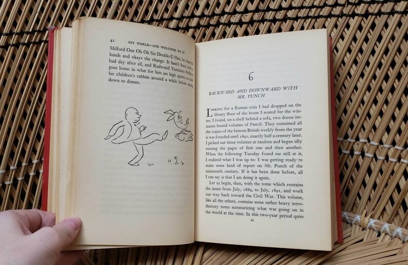 1943 My World and Welcome to It by James Thurber - Etsy