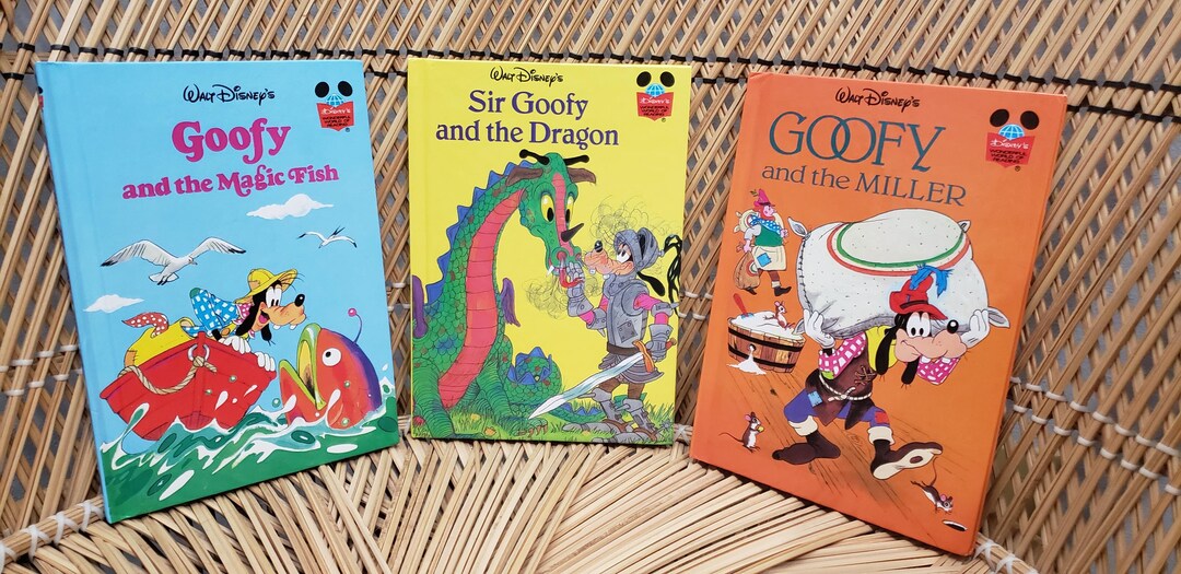 Vintage Goofy Books Set of 3 Disney's Wonderful World of Reading - Etsy