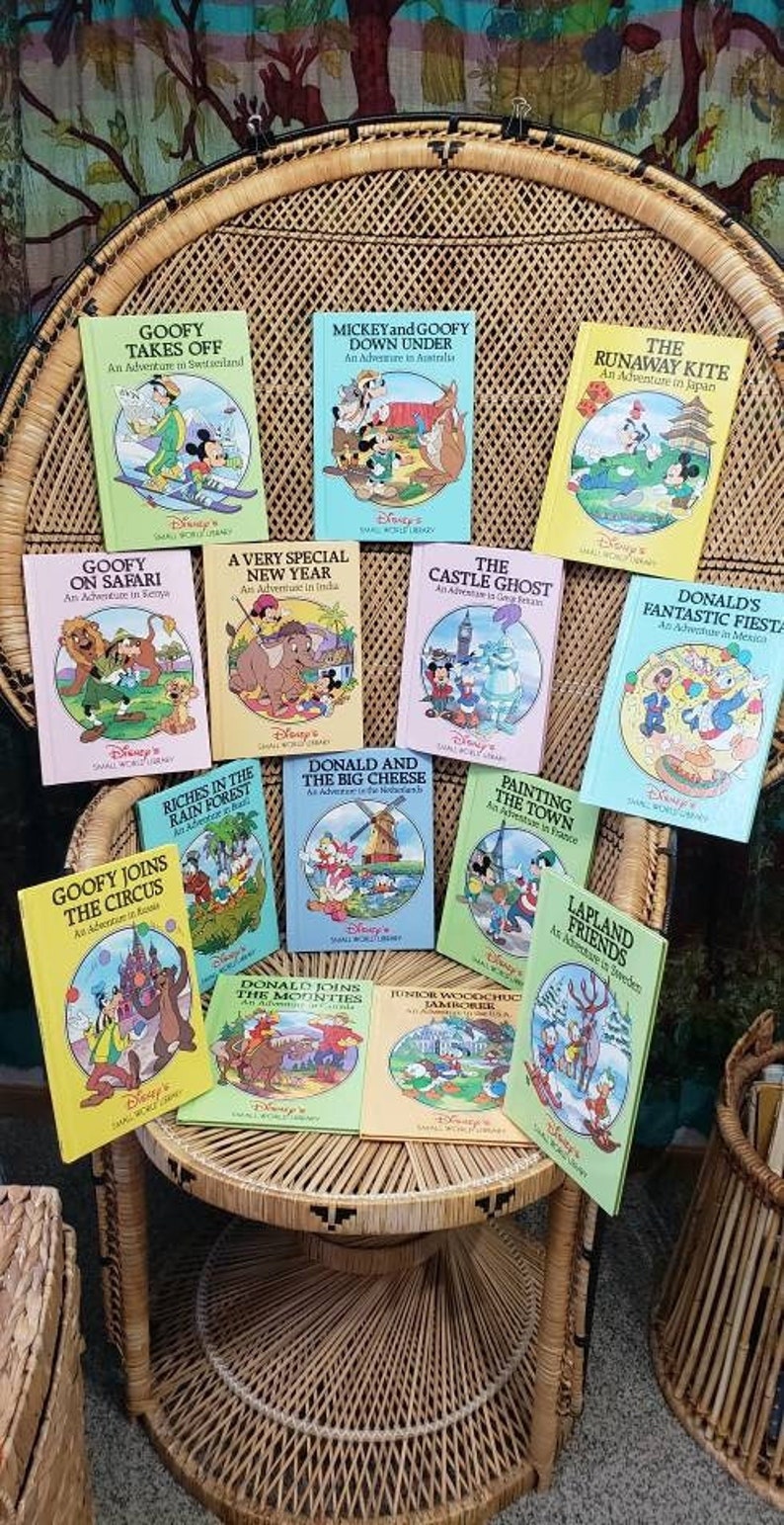 90s Disney's Small World Library Set of 14 - Etsy