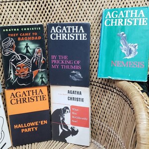 50s/60s Agatha Christie Books, Buy 1 or All ONLY 4 LEFT - Etsy