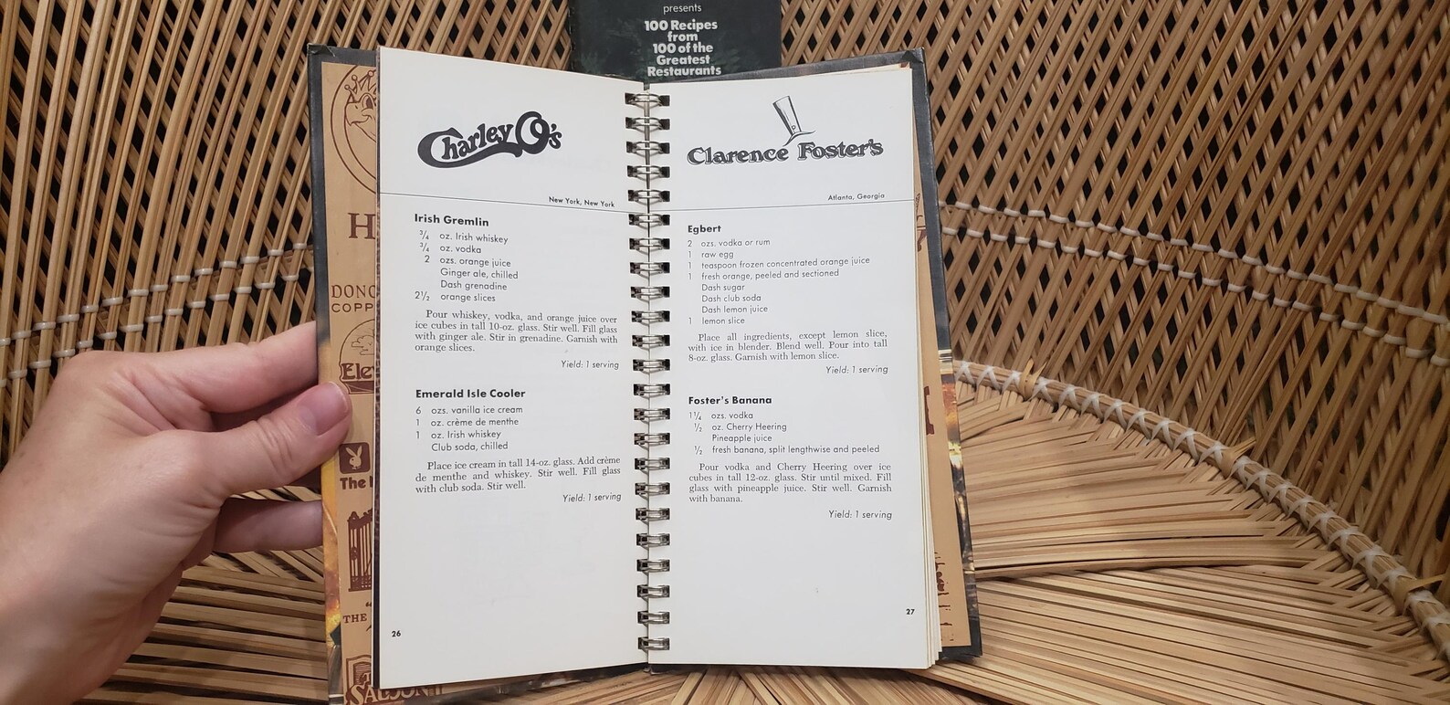 1978 Benson & Hedges 100's Presents Drink and Food Recipes From 100 of ...