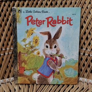 1970 Peter Rabbit by Beatrix Potter A Little Golden Book - Etsy