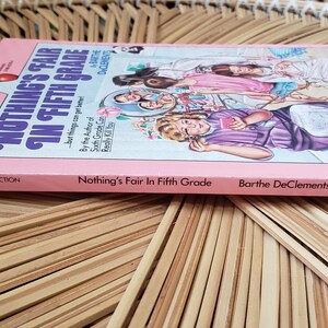 1981 Nothing's Fair in Fifth Grade, Apple Paperbacks - Etsy