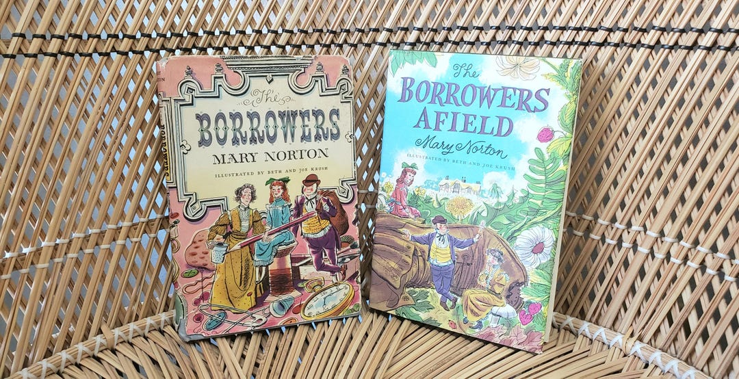 1953 the Borrowers & 1955 the Borrowers Afield by Mary Norton Set of 2 ...