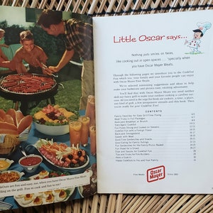 1959 Oscar Mayer Cookout Fun Booklet - Etsy
