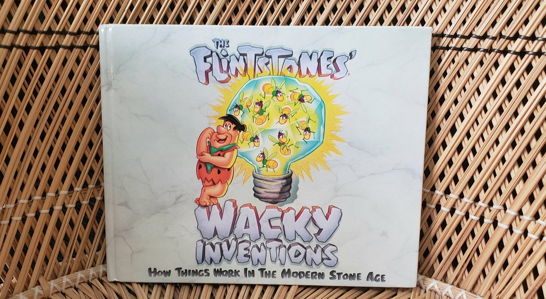 1993 the Flintstones' Wacky Inventions Book - Etsy