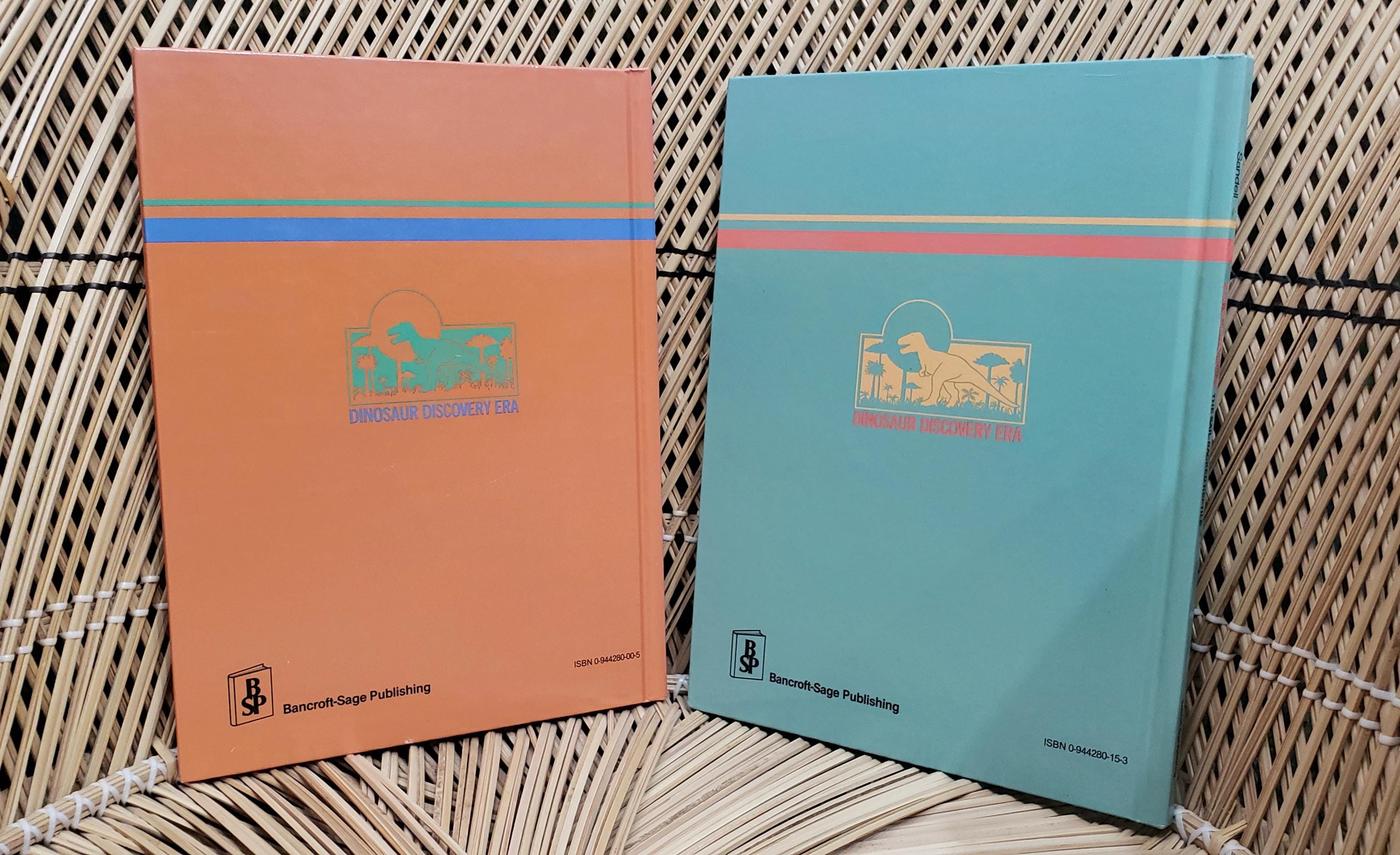 80s Dinosaur Books by Elizabeth J. Sandell Set of 2: Tyrannosaurus Rex ...