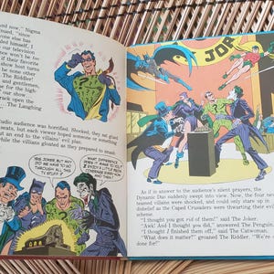 1982 Batman and Robin the Case of the Laughing Sphinx Book (no Cassette ...