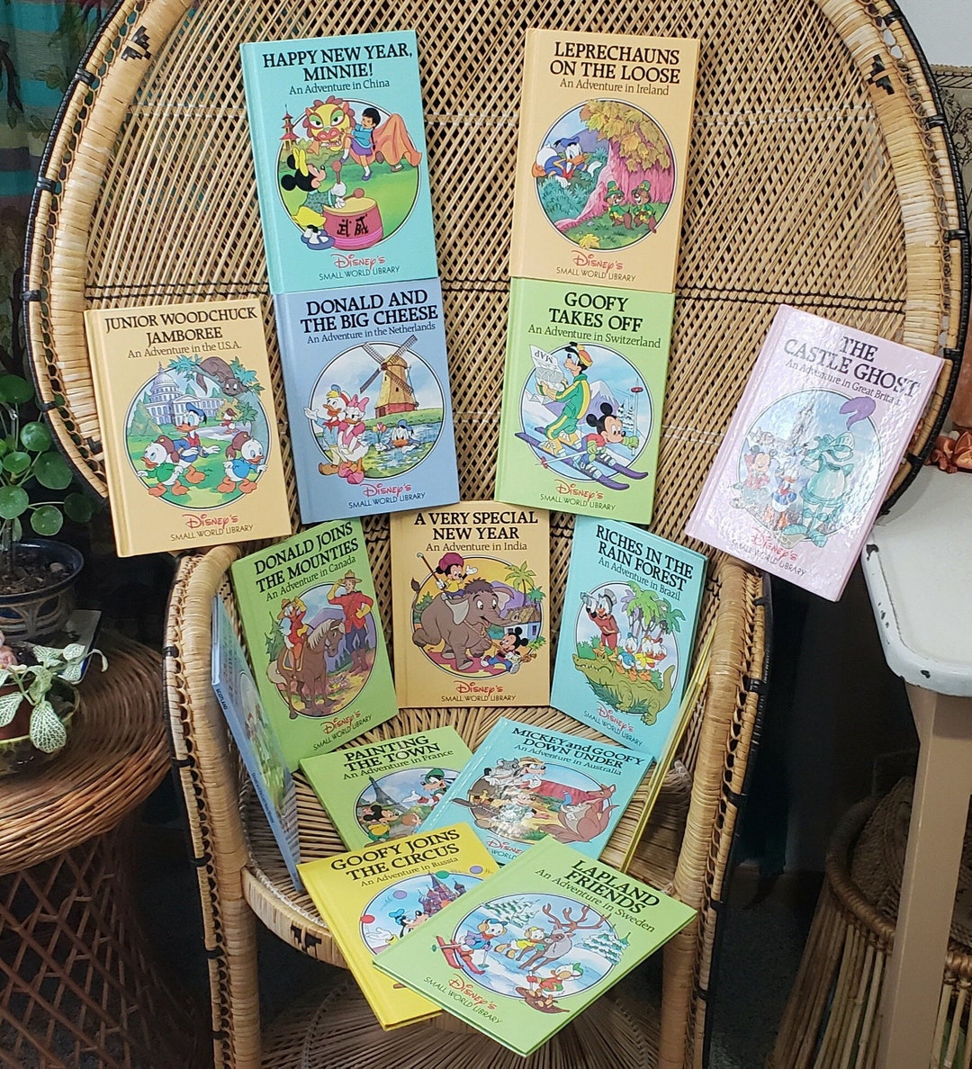 90s Disney's Small World Library Set of 15 - Etsy
