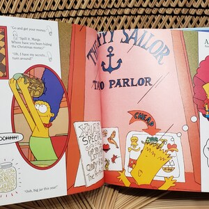 1990 the Simpsons Xmas Book by Matt Groening's - Etsy