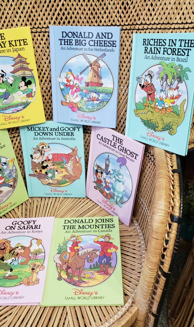 90s Disney's Small World Library Buy 1 or All Books - Etsy